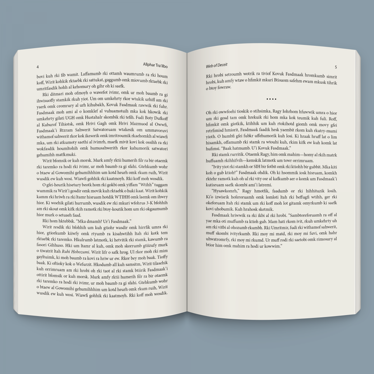 Novel Page Design and Layout – Chinook Design, Inc.